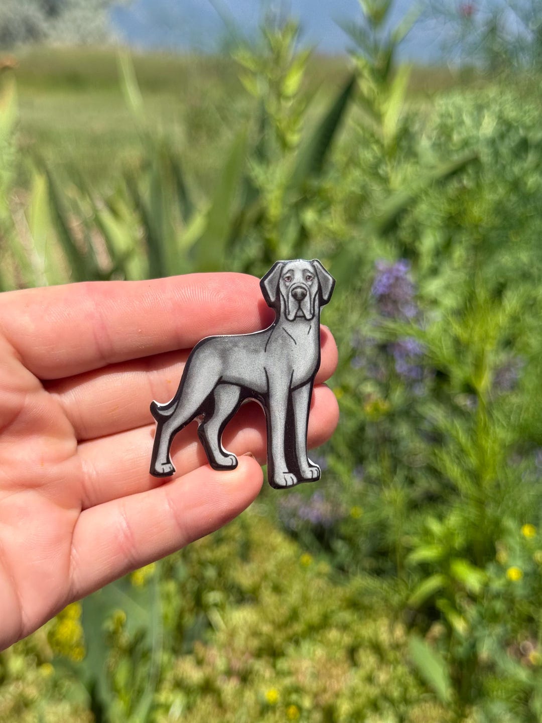 Great Dane Dog Magnet: Gift for Dog Lovers, Vet Tech, Zookeeper ...