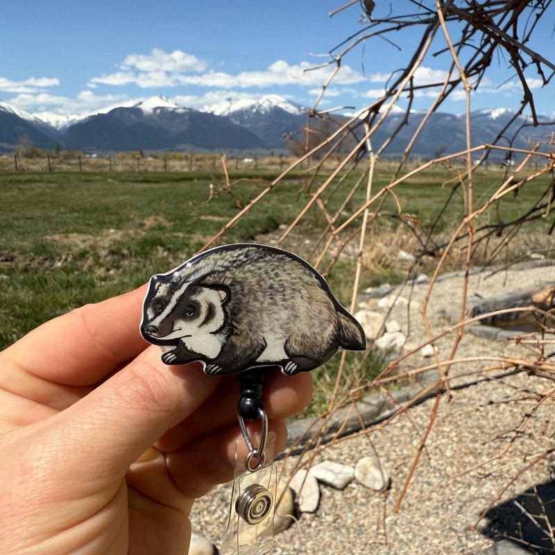 Badger Badge Personalised - Etsy
