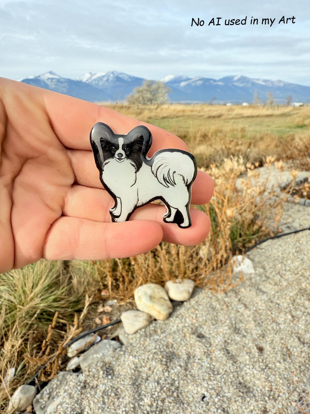 Papillon Magnet: Gift for Dog Lovers, Vet Tech,veterinarians, Zookeeper ...