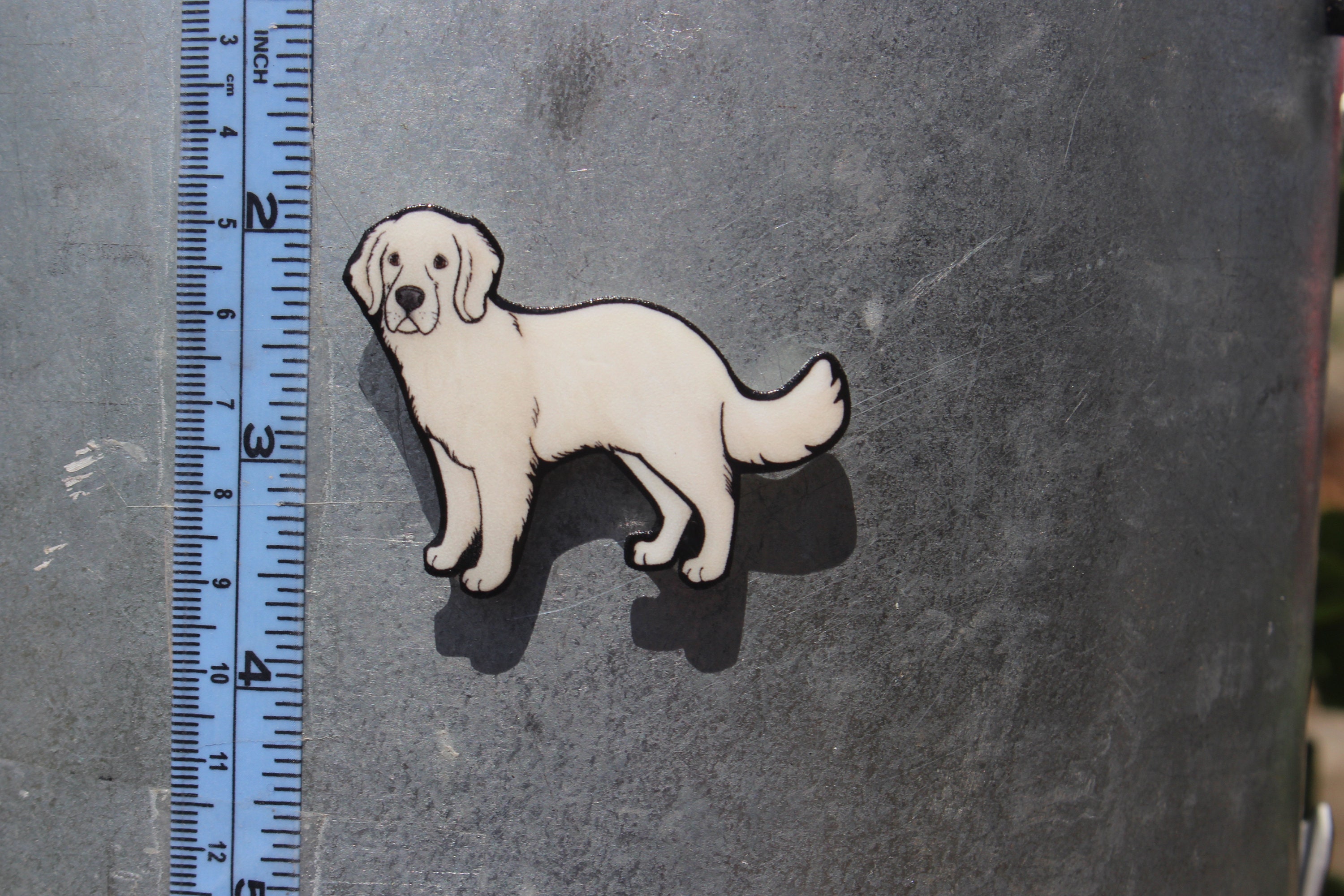 Golden Retriever Magnet: Gift for Dog Lover Vet Tech - Etsy