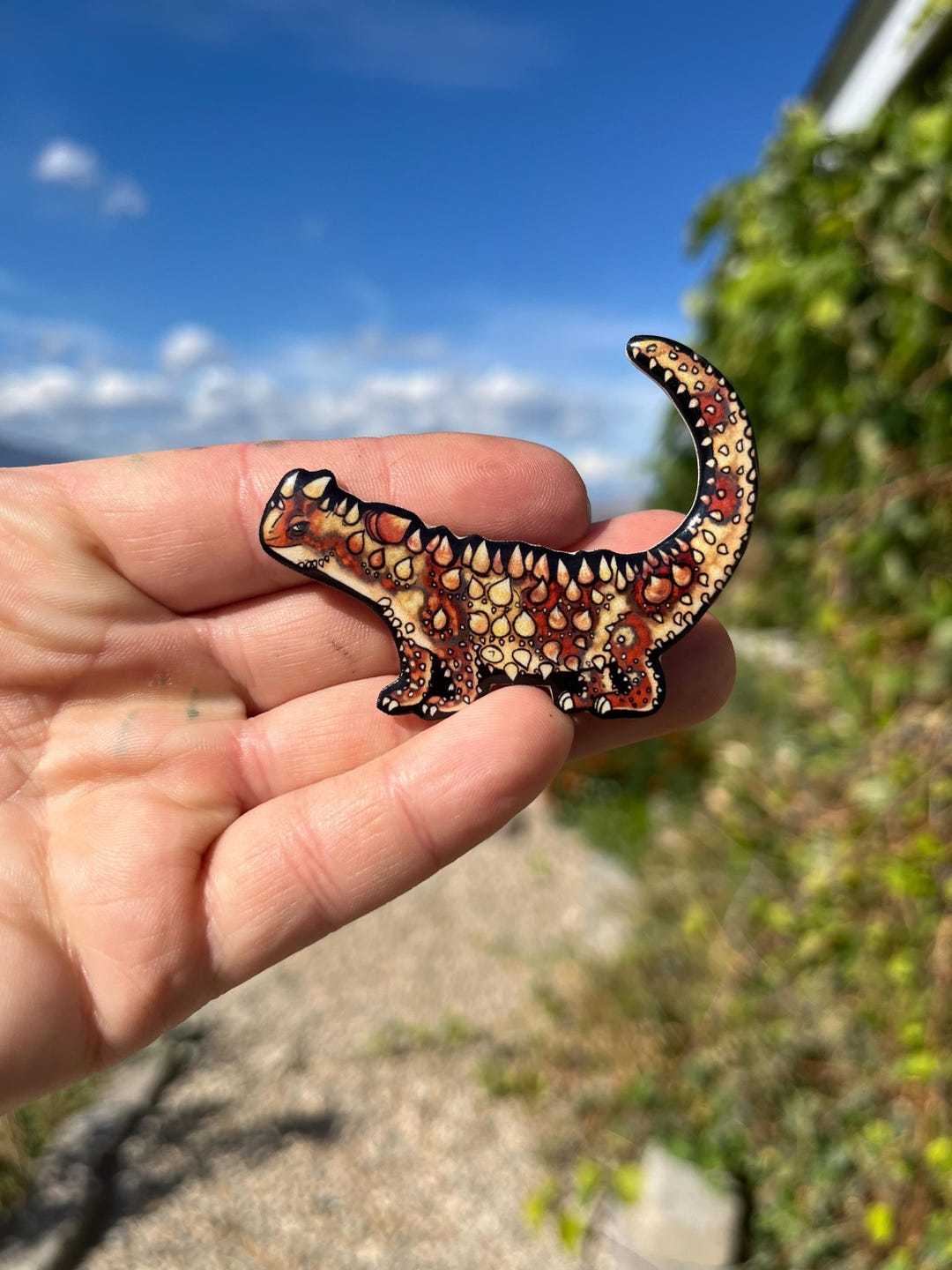 Thorny Devil Lizard Magnet: Gift for Aussie Lizard Lovers, Vet Techs ...