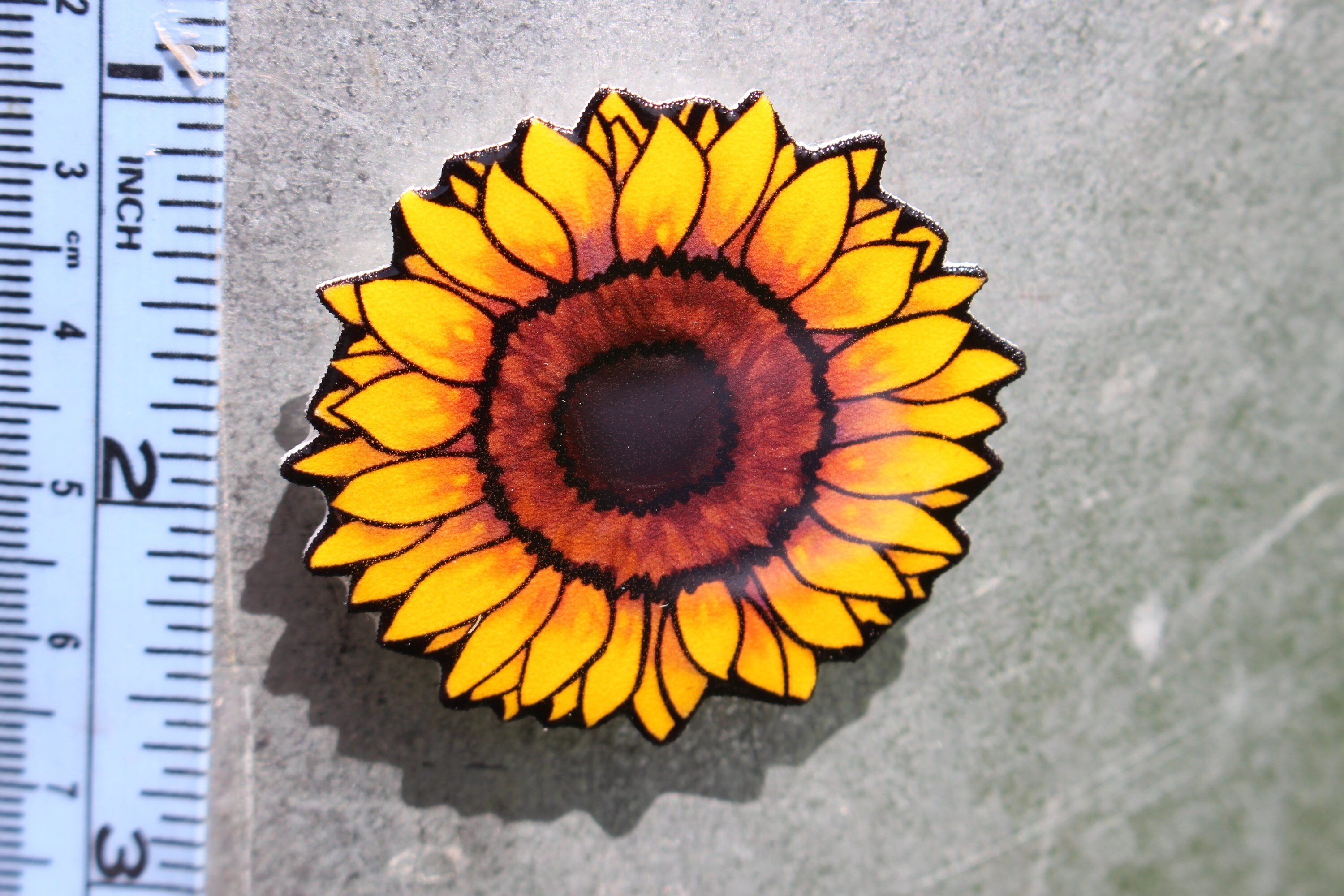 Sunflower Magnet: Gift for Sunflower or Flower Lovers and - Etsy