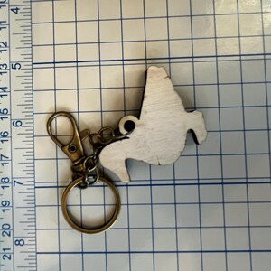Wood Mallard Duck Keychain: Gift for Bird Animal Lovers, Vet Techs ...