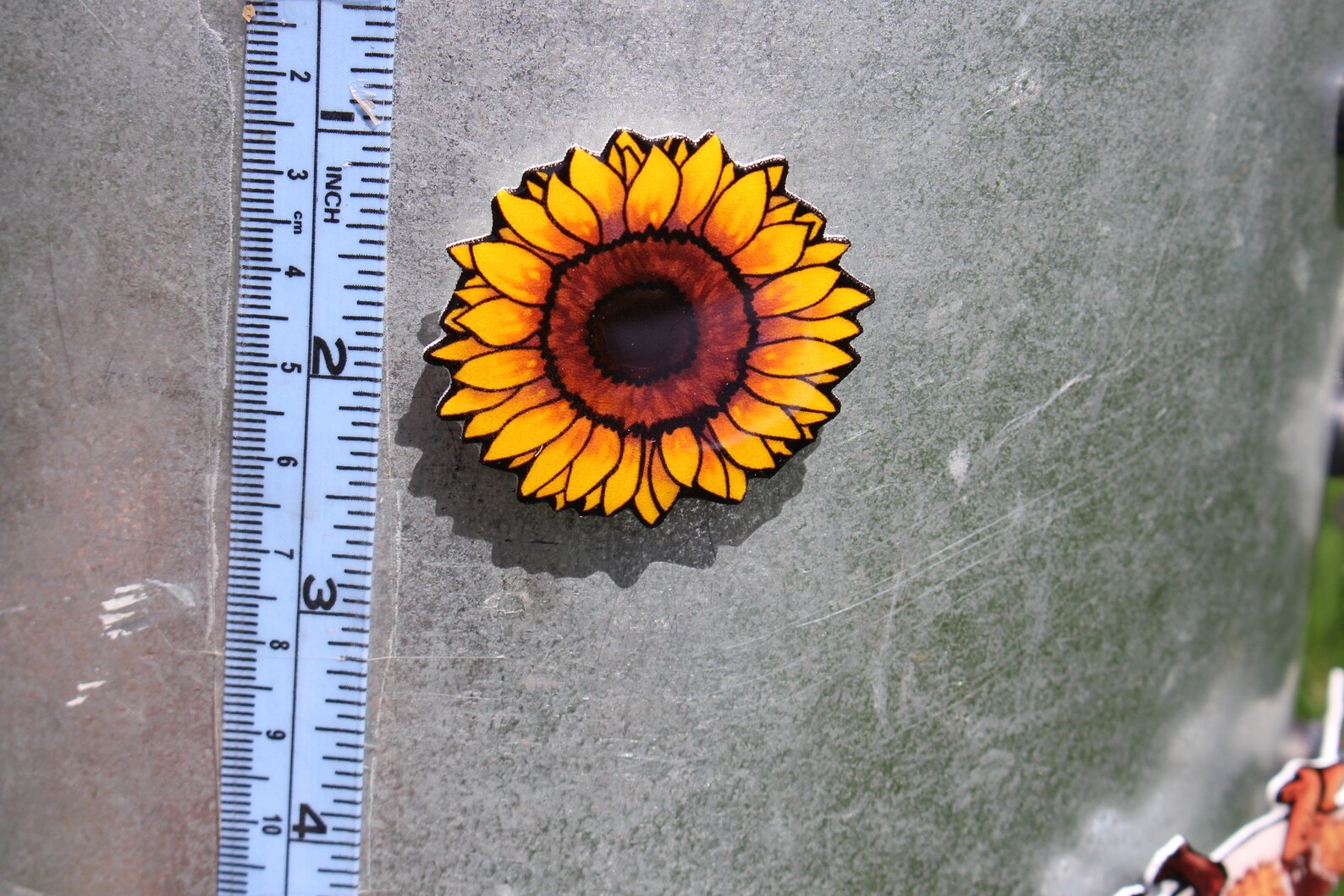 Sunflower Magnet: Gift for Sunflower or Flower Lovers and - Etsy
