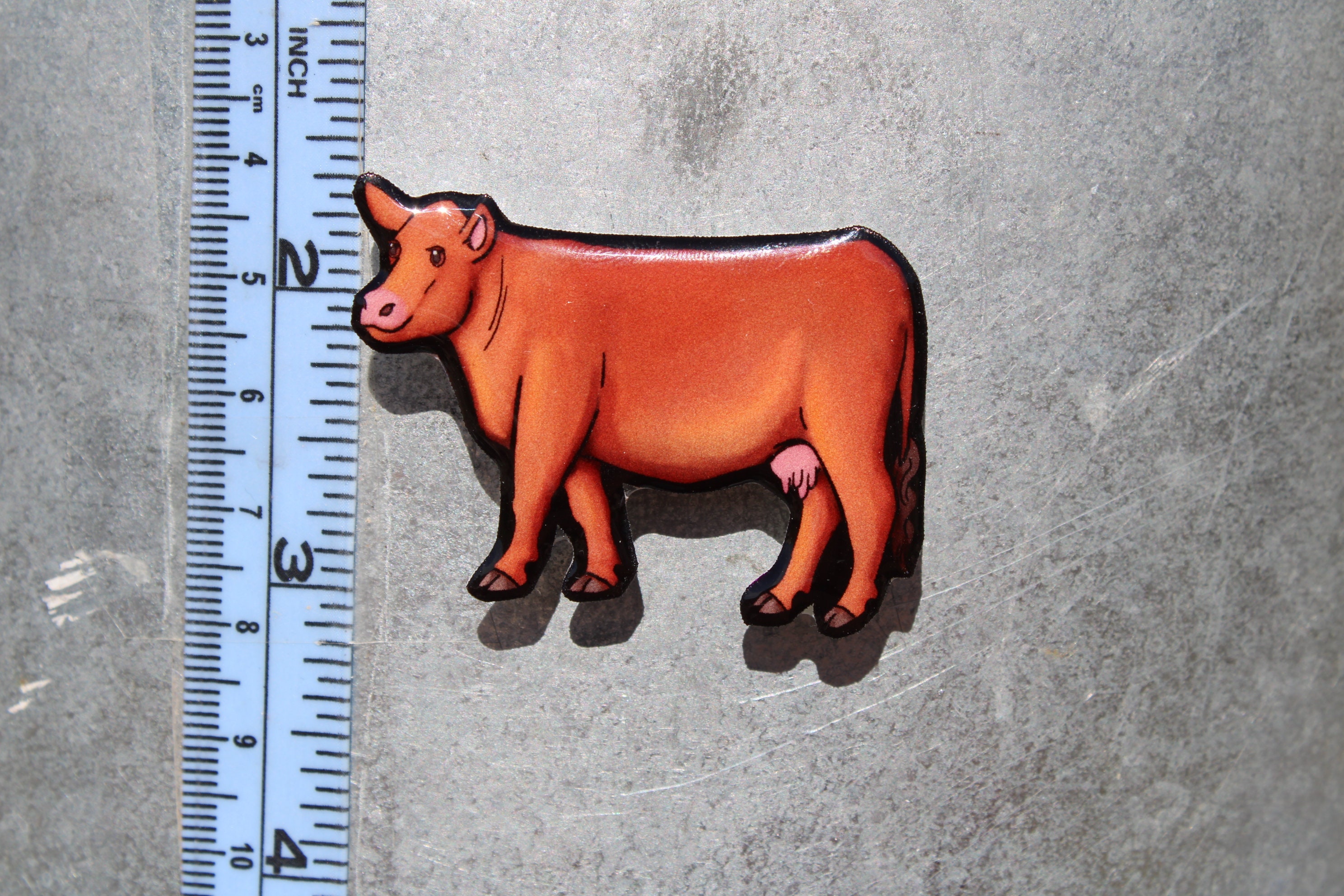 Red Angus Cow Magnet: Gift for Farmers Beef Cattle Lovers - Etsy