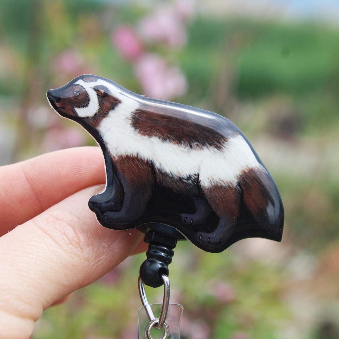 Wolverine Badge Reel ID Holder: Gift for Nurses, Zookeepers, Vet Techs ...