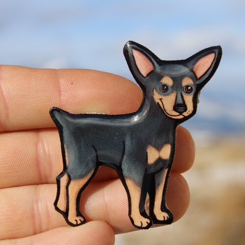 Miniature Pinscher Magnet Gift for Min Pin Dog Lovers Vet - Etsy
