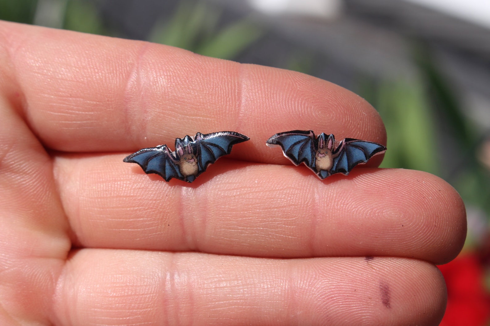 Vampire Bat Earrings: Stainless Steel Posts for Sensitive Ears Great ...