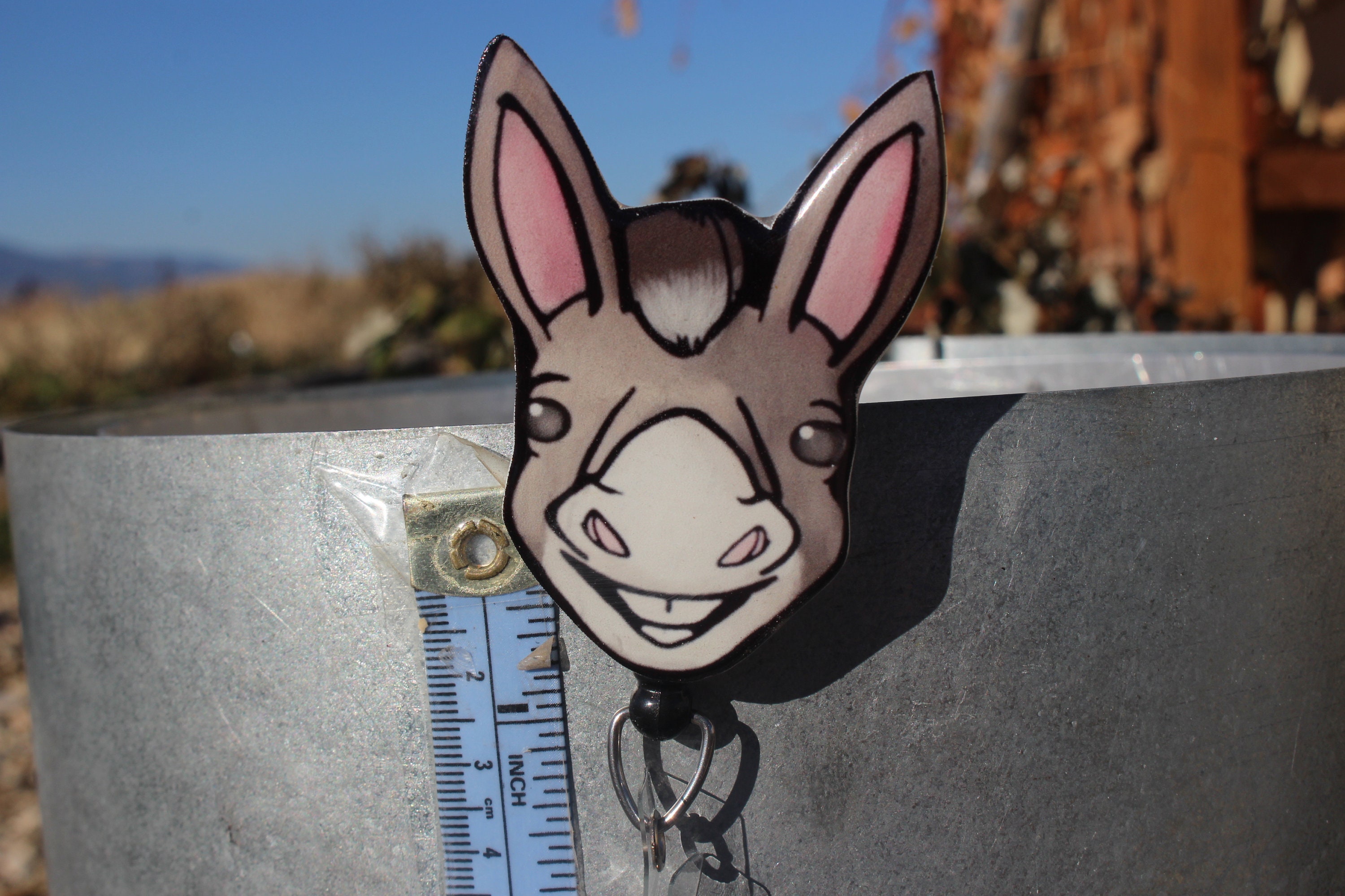 Donkey Badge Reel ID holder: Gift for Nurses Medical worker | Etsy