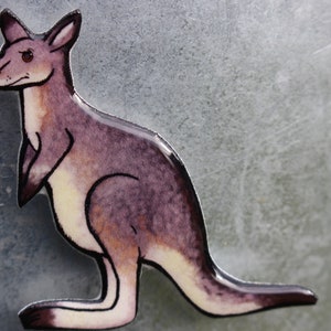 Kangaroo Magnet: Gift for Kangaroo Lovers or Kangaroo Collectors Cute ...