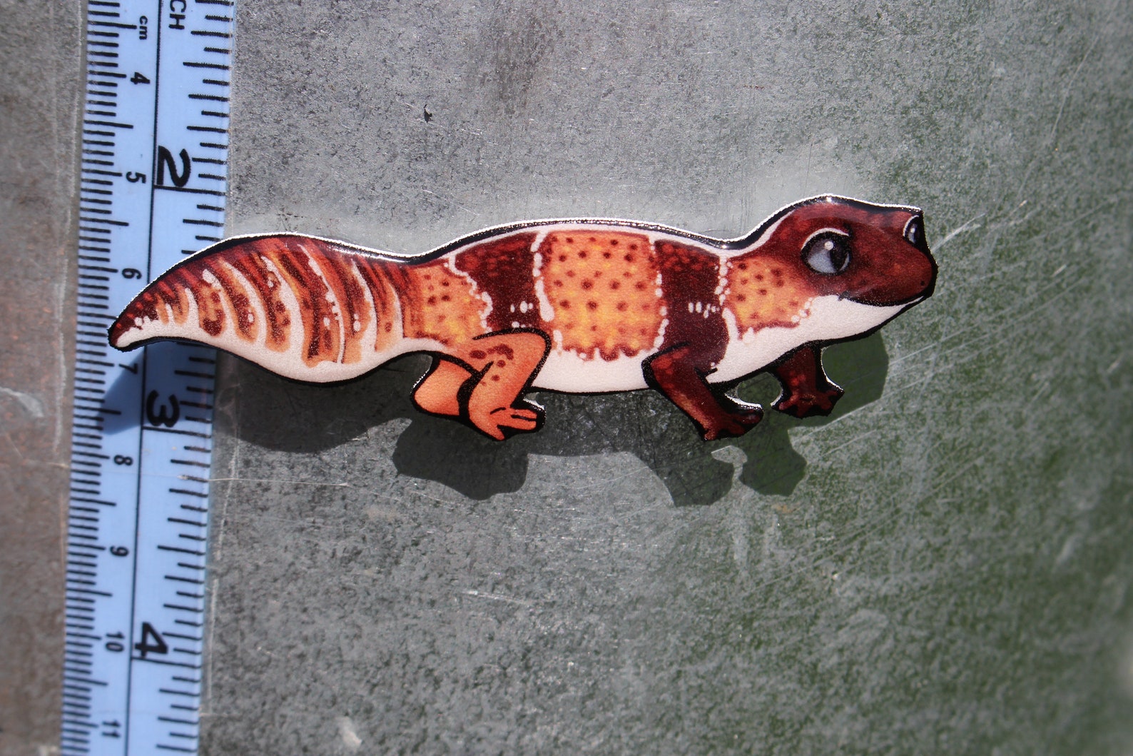 African Fat Tailed Gecko Magnet: Gift for Gecko Lizard Lovers or Gecko ...
