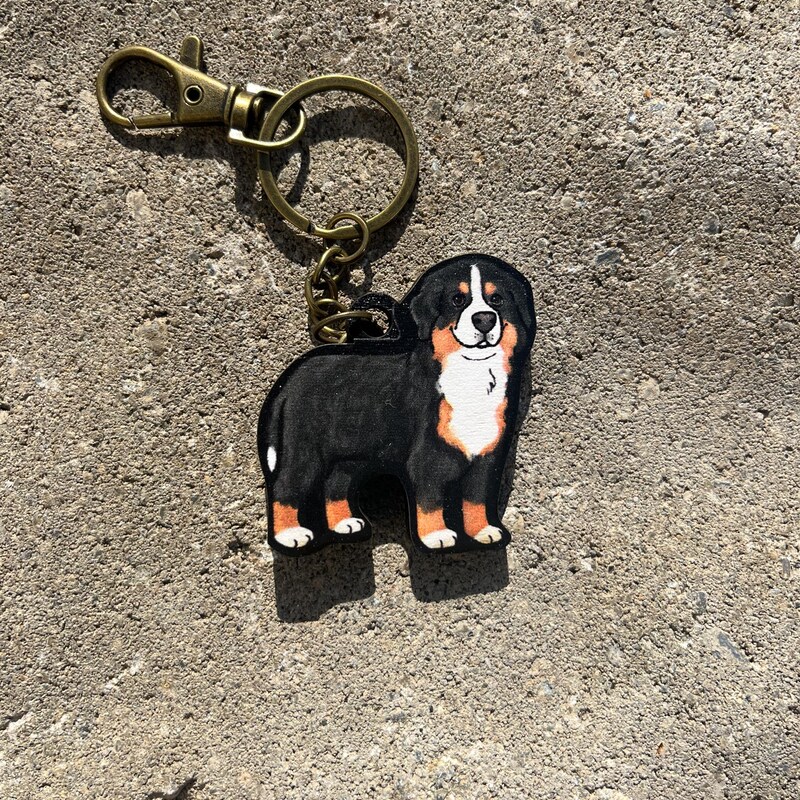 Dog Keychain - Etsy