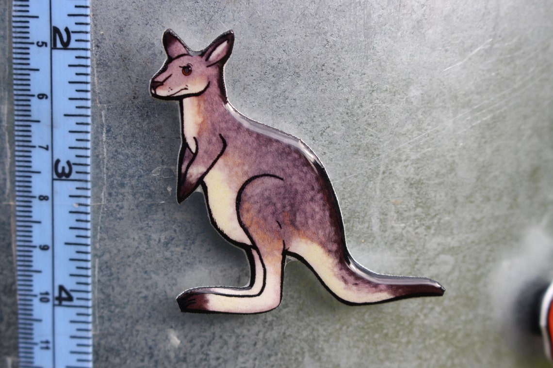 Kangaroo Magnet: Gift for Kangaroo Lovers or Kangaroo - Etsy