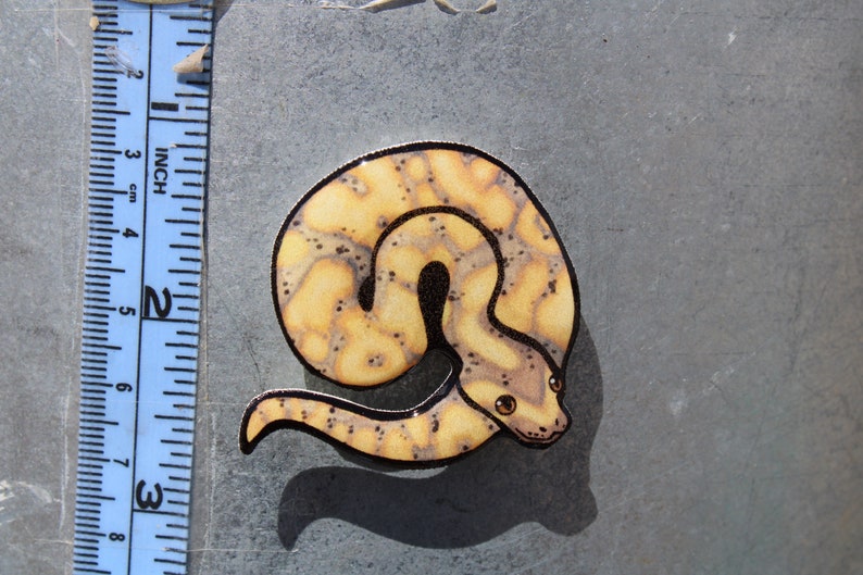 Banana Ball Python Magnet : Gift for Snake Lover Vet Tech - Etsy