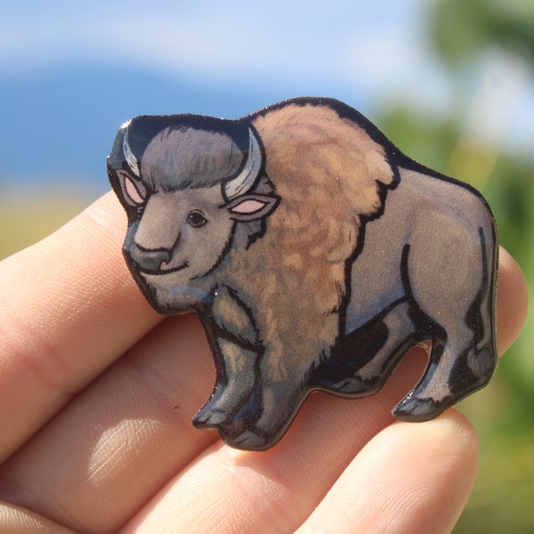 Bison Magnet - Etsy