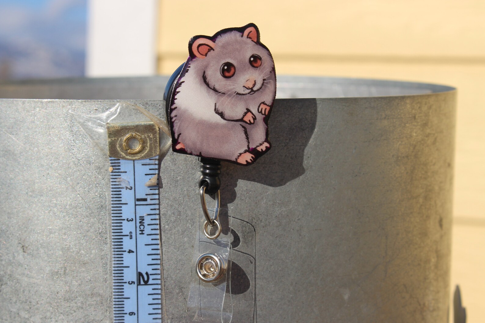Hamster Badge Reel Id Holder: Gift for Hamster Lover Nurse - Etsy