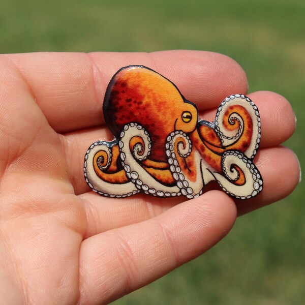 Octopus Magnet - Etsy