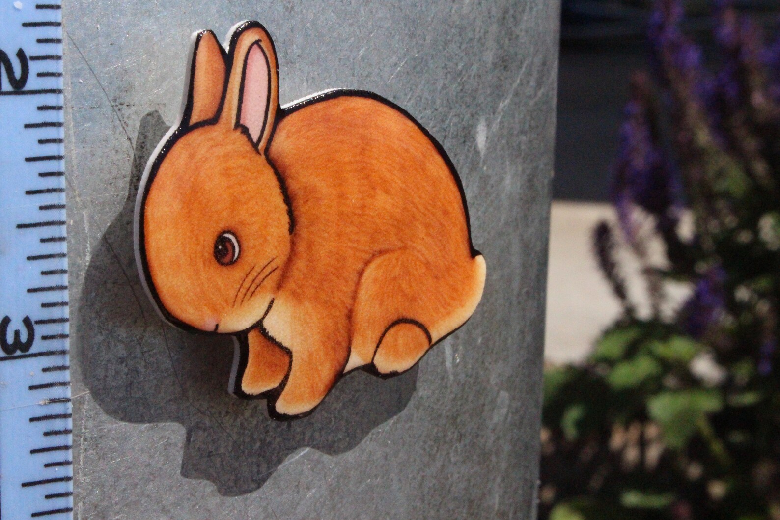 Tan Bunny Rabbit Magnet: Gift for Rabbit Lover or Loss Memorial Cute ...