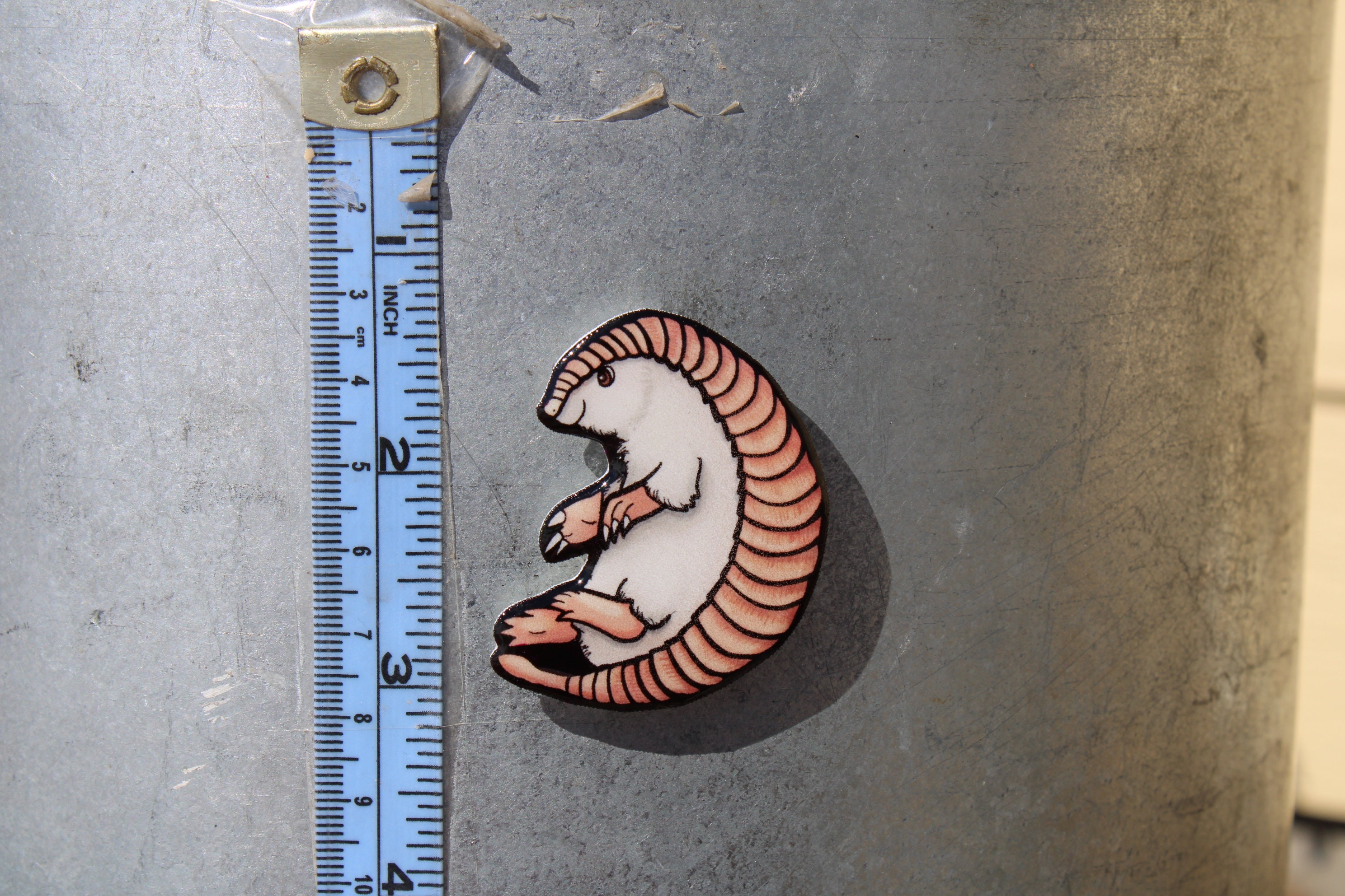 Pink Fairy Armadillo magnet: Gift for dillo lovers vet techs | Etsy