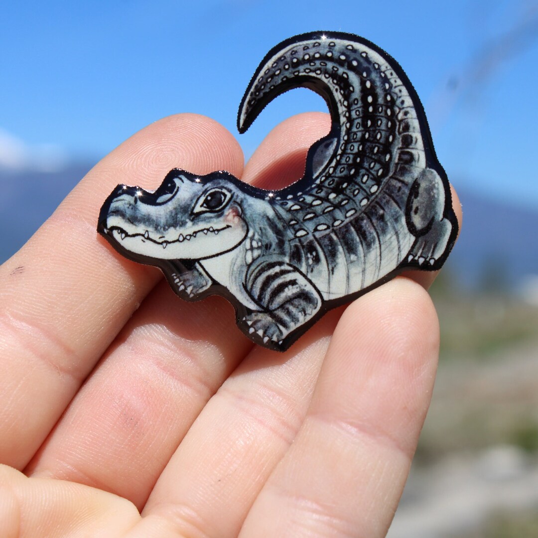 Alligator Magnet: Gift for Lizard Lover, Vet Tech, Veterinarian ...