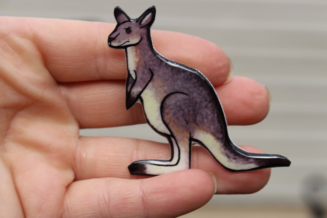 Kangaroo Magnet: Gift for Kangaroo Lovers or Kangaroo Collectors Cute ...