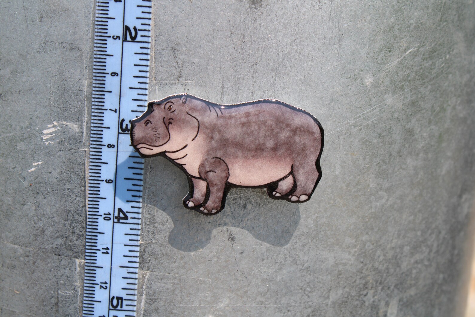 Hippo Magnet: Gift for Hippopotamus Lover Vet Tech | Etsy