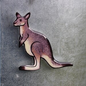 Kangaroo Magnet: Gift for Kangaroo Lovers or Kangaroo Collectors Cute ...