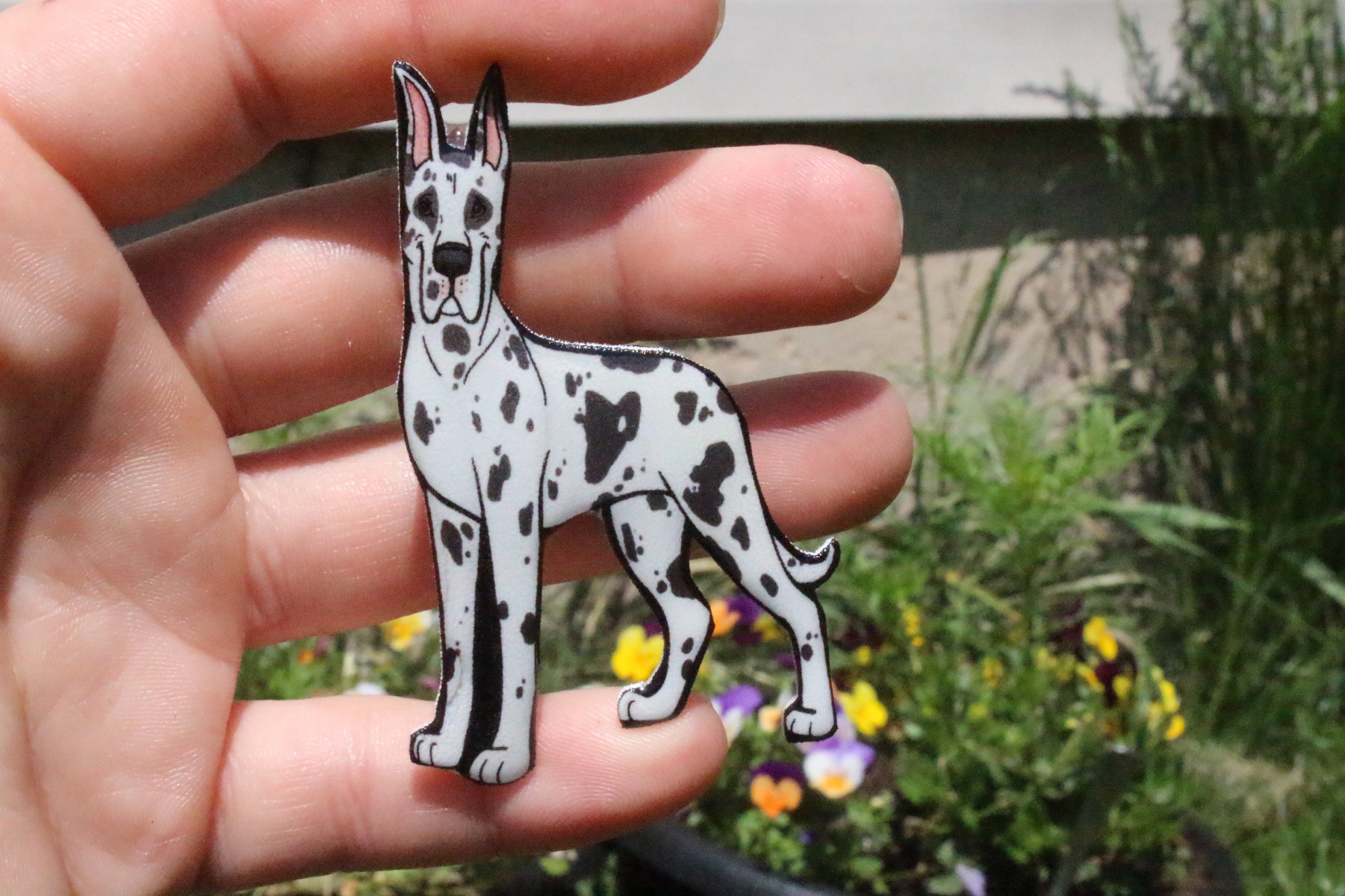Great Dane Magnet: Gift for dog lovers vet techs teachers | Etsy