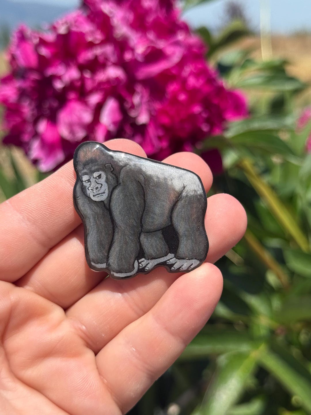 Gorilla Ape Monkey Magnet: Gift for Animal Lover, Vet Tech, Zookeeper ...