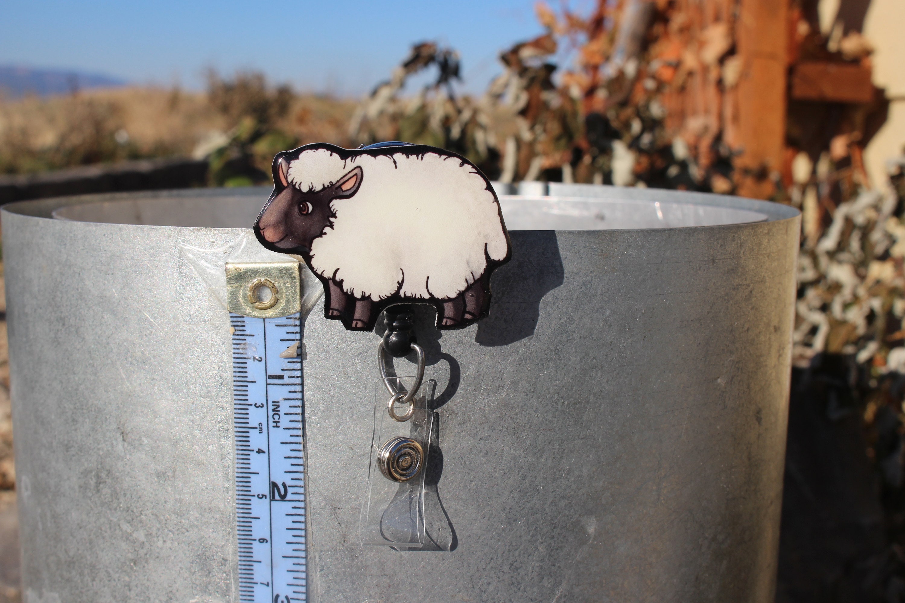 Black Sheep Badge Reel ID Holder: Gift for Lamb Lover Nurse | Etsy