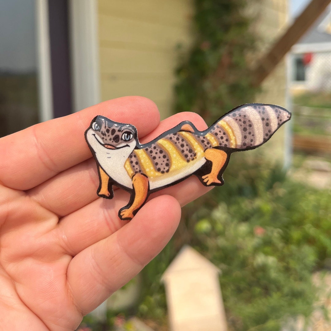 Leopard Gecko Magnet: Gift for Lizard Lovers, Loss Memorial, Vet Techs ...