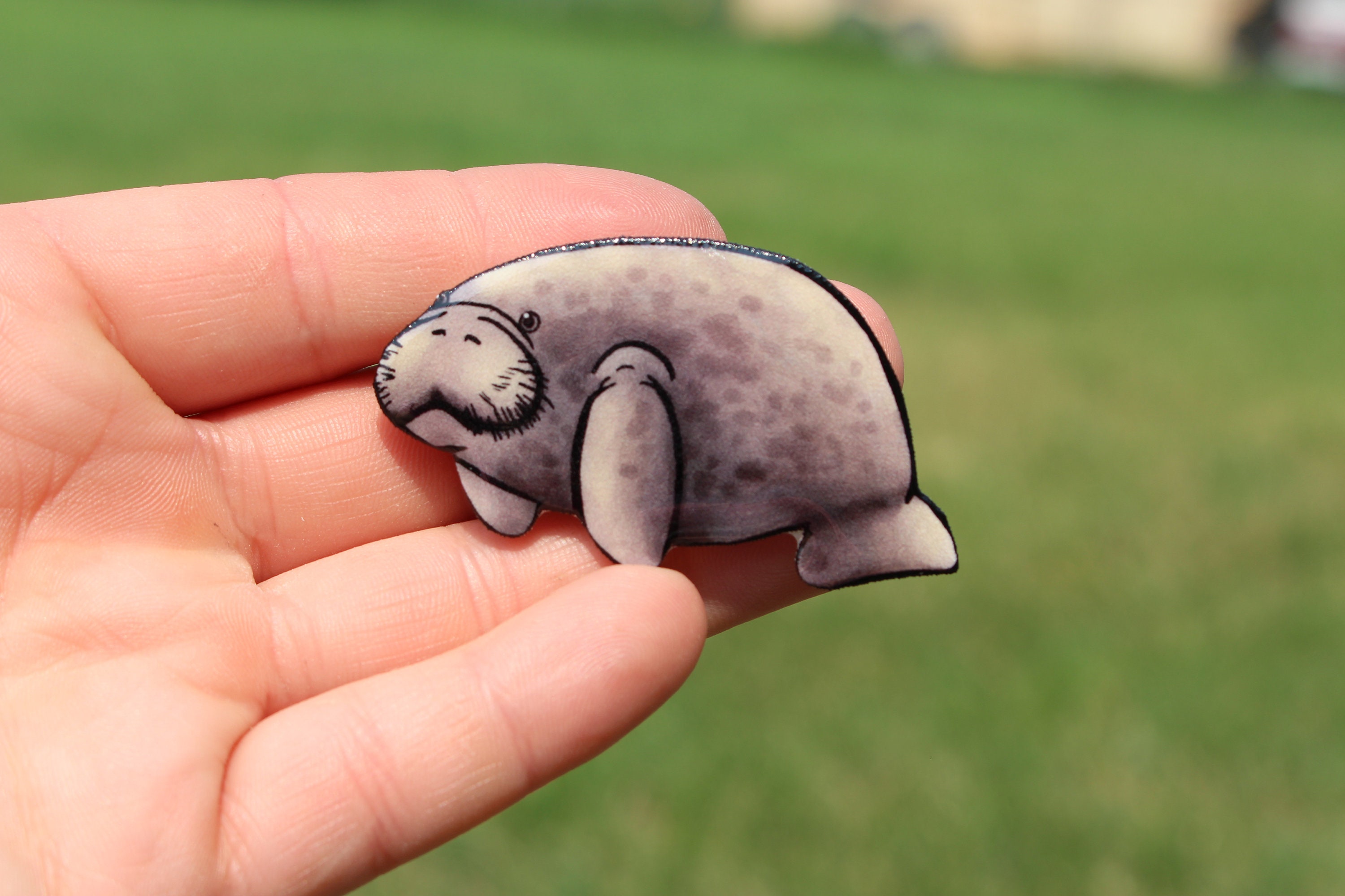 Refrigerator Magnets Manatee Magnet Sea Cow Sticker Manatee Gifts ...