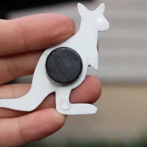 Kangaroo Magnet: Gift for Kangaroo Lovers or Kangaroo Collectors Cute ...