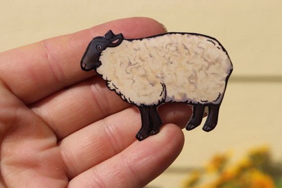 Sheep Magnet: Gift for Farmer Vet Tech Veterinarian Cute | Etsy