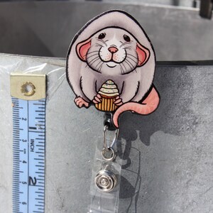 Dumbo Rat Badge Reel ID Holder: Gift for Nurses, CNA HCA, Vet Techs ...