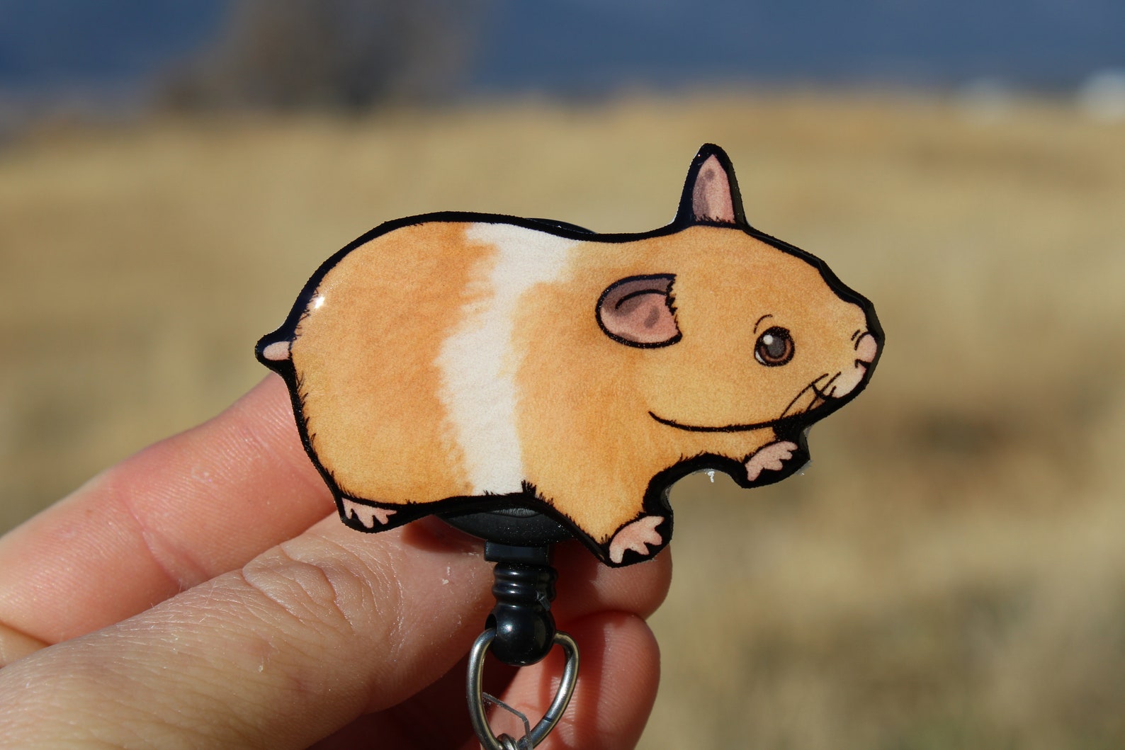 Hamster Badge Reel Id Holder: Gift for Hamster Lover Nurse - Etsy UK