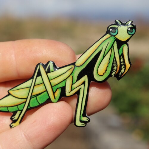 Praying Mantis Vinyl Decal sticker | Etsy