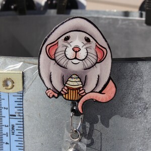 Dumbo Rat Badge Reel ID Holder: Gift for Nurses, CNA HCA, Vet Techs ...