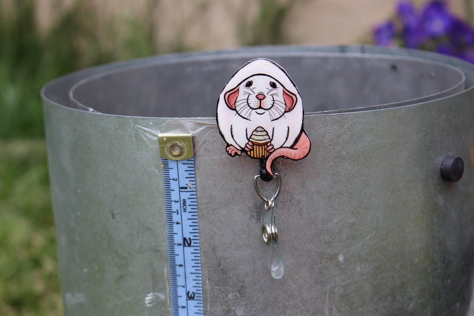 Dumbo Rat Badge Reel ID Holder: Gift for Nurses CNA HCA Vet - Etsy