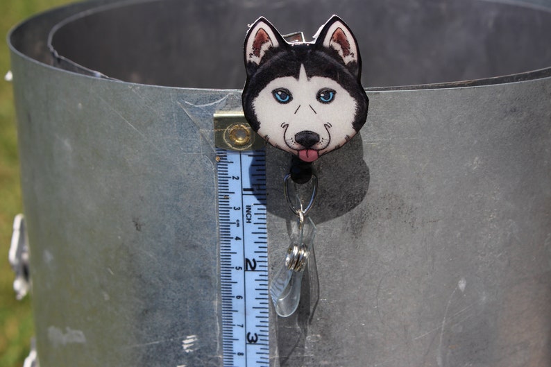 Husky Badge Reel Id Holder Gift Husky Lovers for Nurse's - Etsy