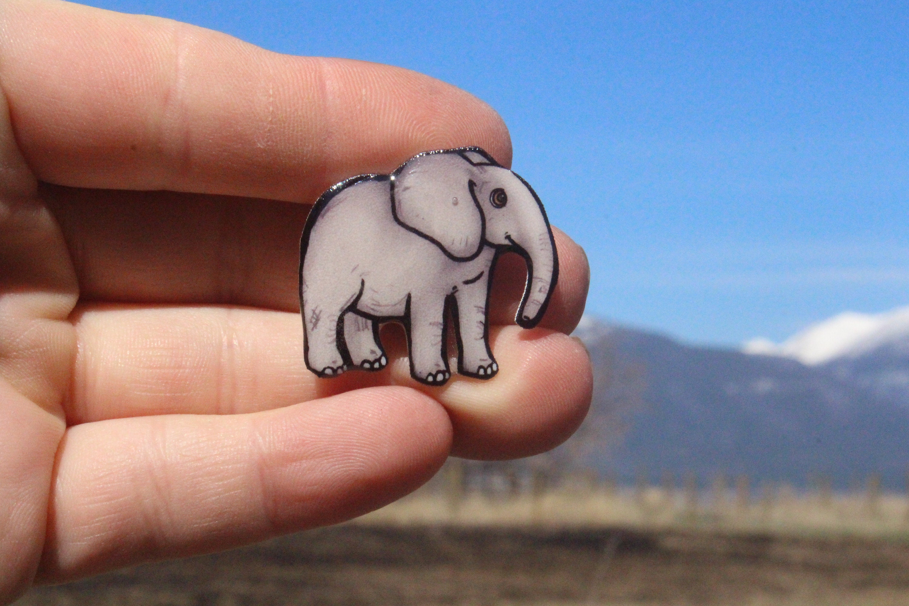Baby Elephant magnet: Gift for elephant lover vet techs | Etsy