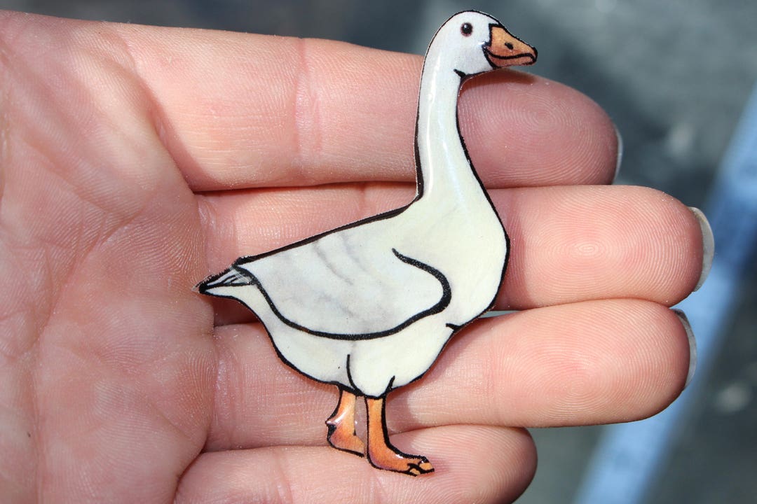 Goose Magnet: Great Gift for White Goose Farm Lover for , Locker or ...