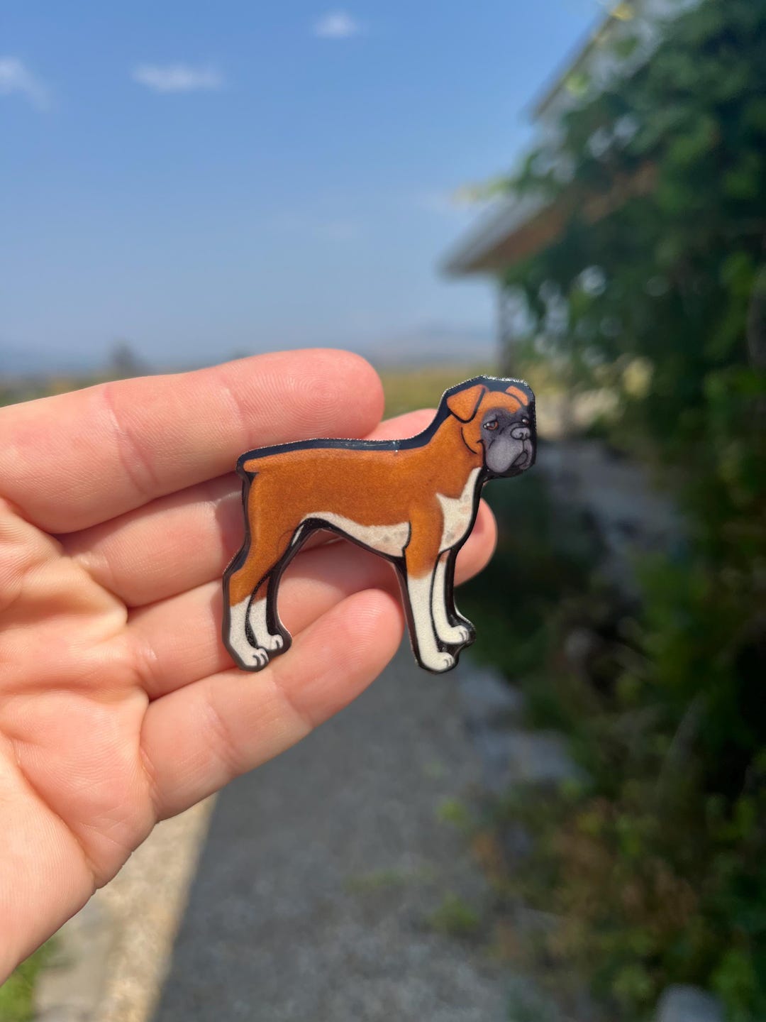Fridge Boxer Magnet: Gift for Dog Lovers, Vet Techs, Veterinarians ...
