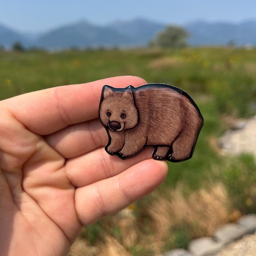 Fridge Wombat Magnet: Gift for Animal Lovers, Zookeepers, Vet Techs ...