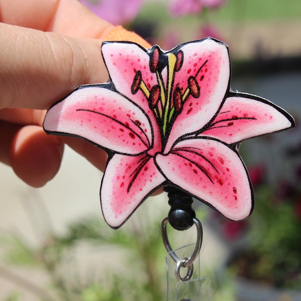 Pretty Badge Holder - Etsy