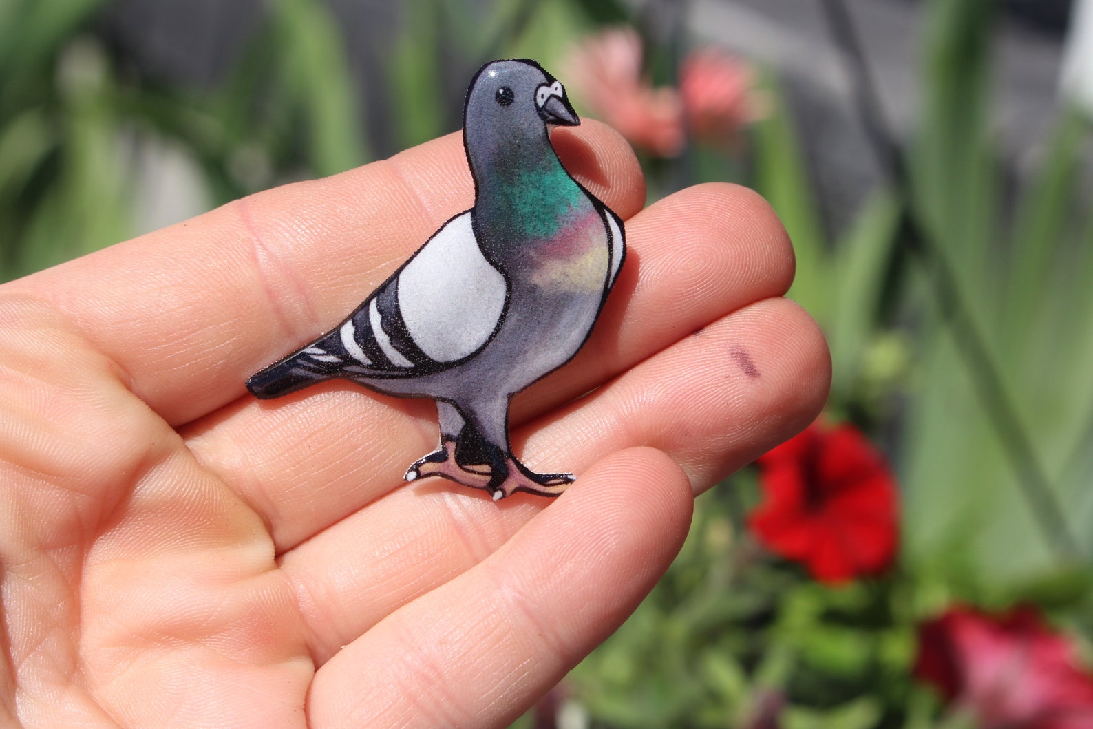 Pigeon Pin: Great gift for pigeon bird lovers or pigeon | Etsy