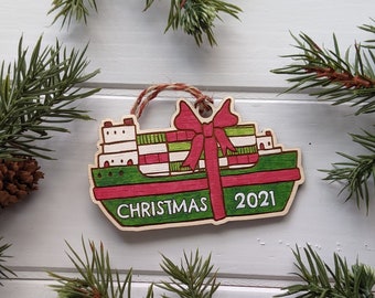 Ship Ornament | Etsy