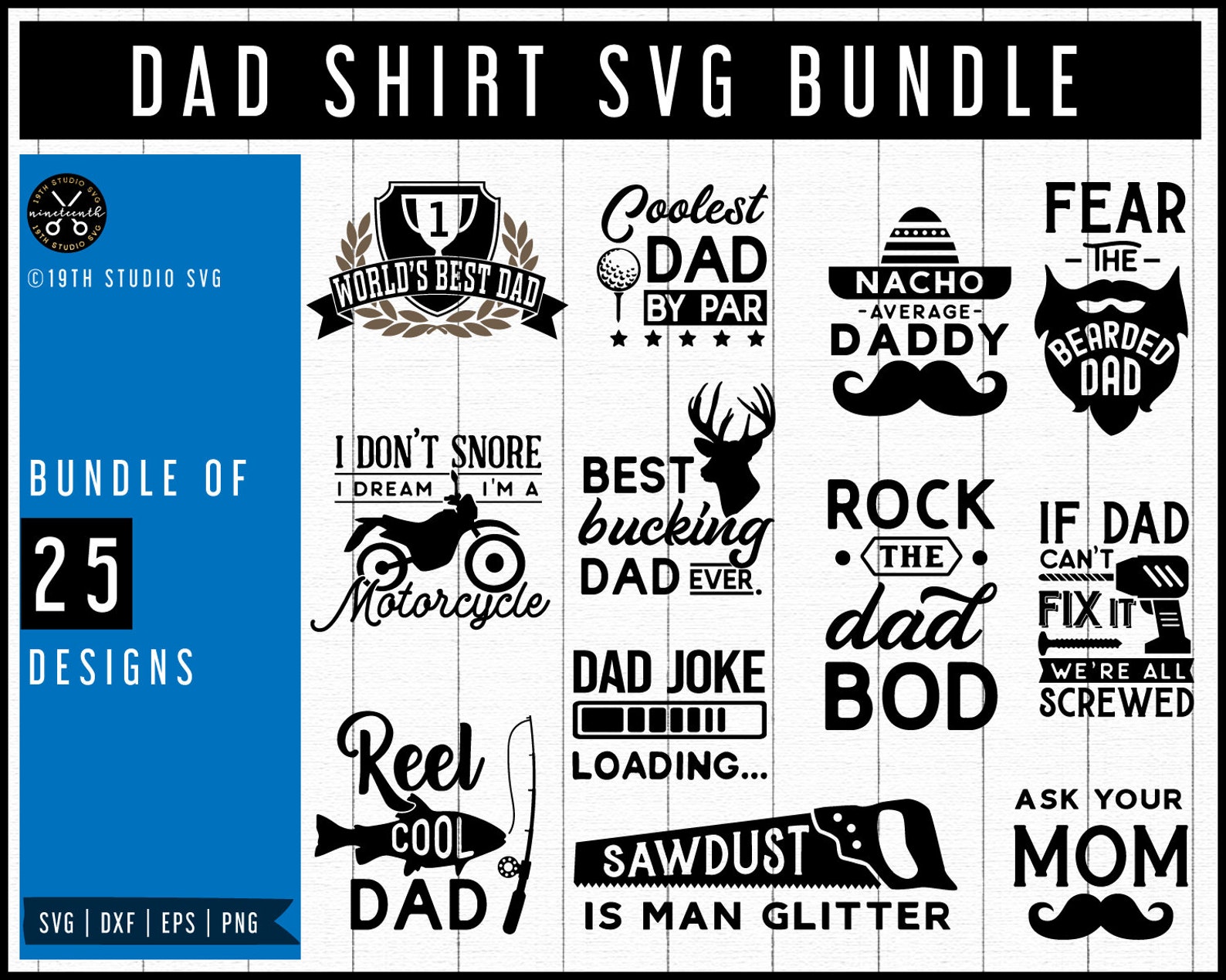 Dad SVG Bundle Dad SVG for cricut silhouette and other | Etsy