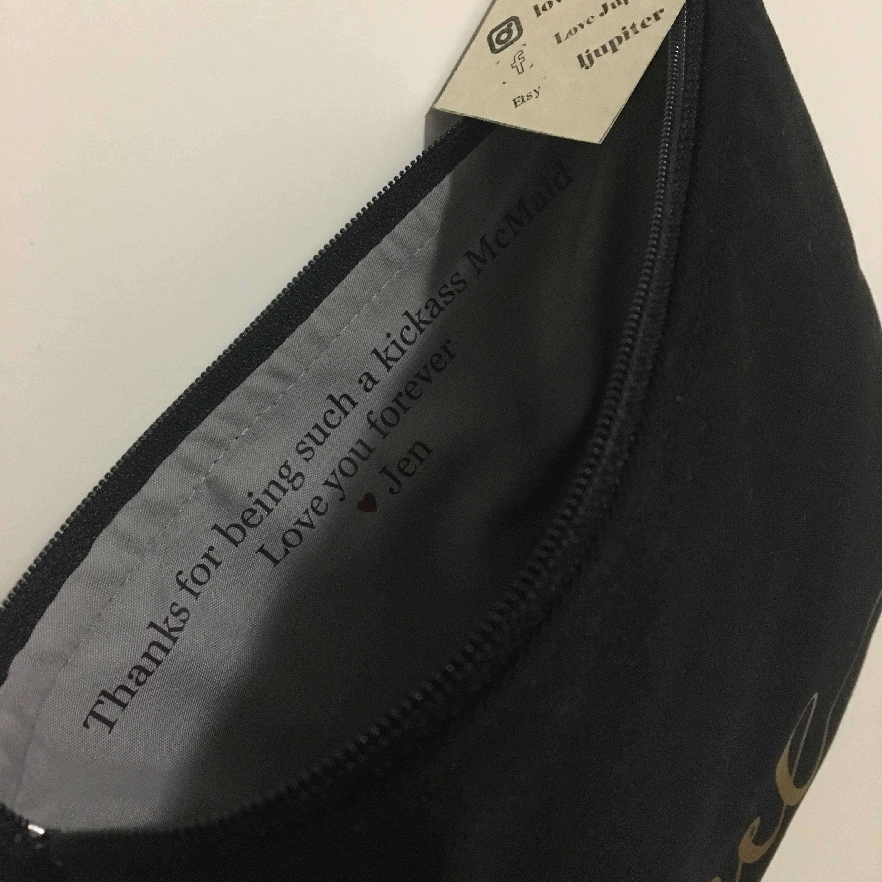 NOT A BAG - Additional Logoing for Writing Inside or Back of Customized ...
