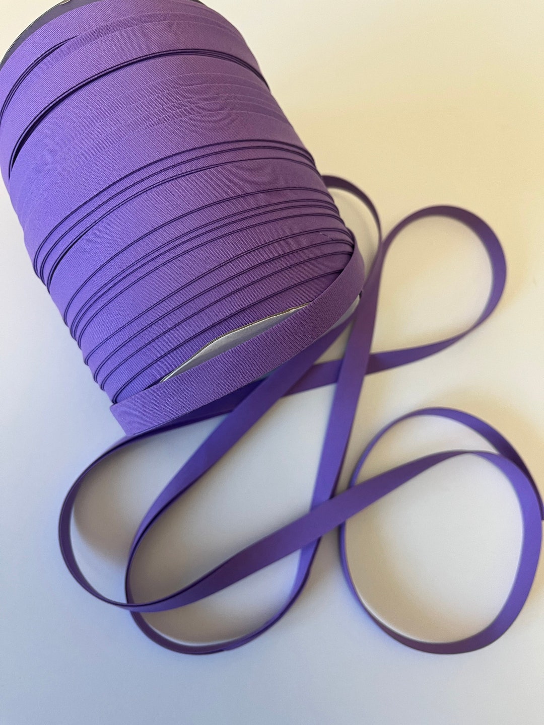 1/2 Inch Double Fold Violet Bias Tape | Bulk Pricing | Sewing Supplies ...